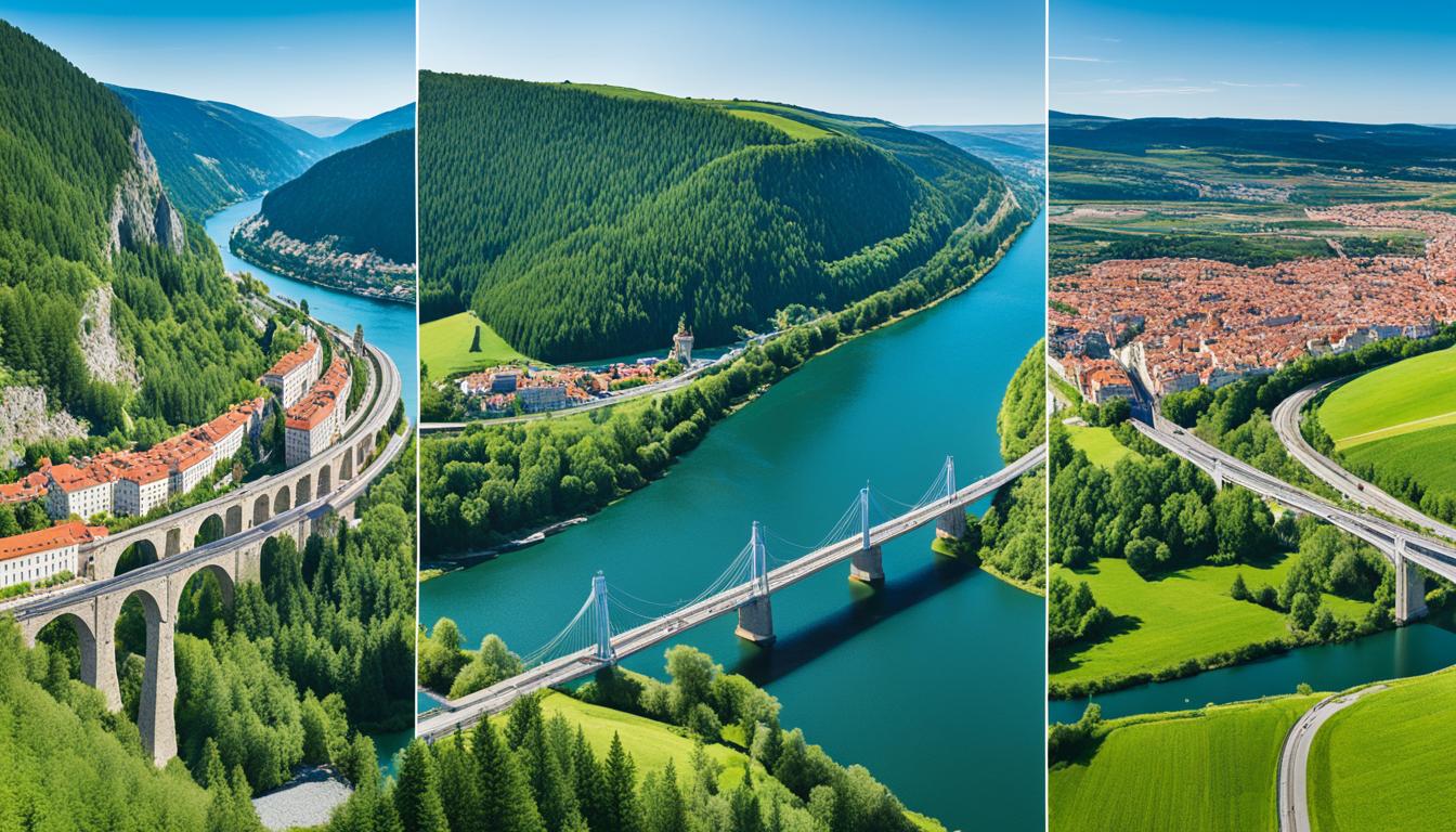 Compare geography and infrastructure between Ireland, Netherlands and Spain