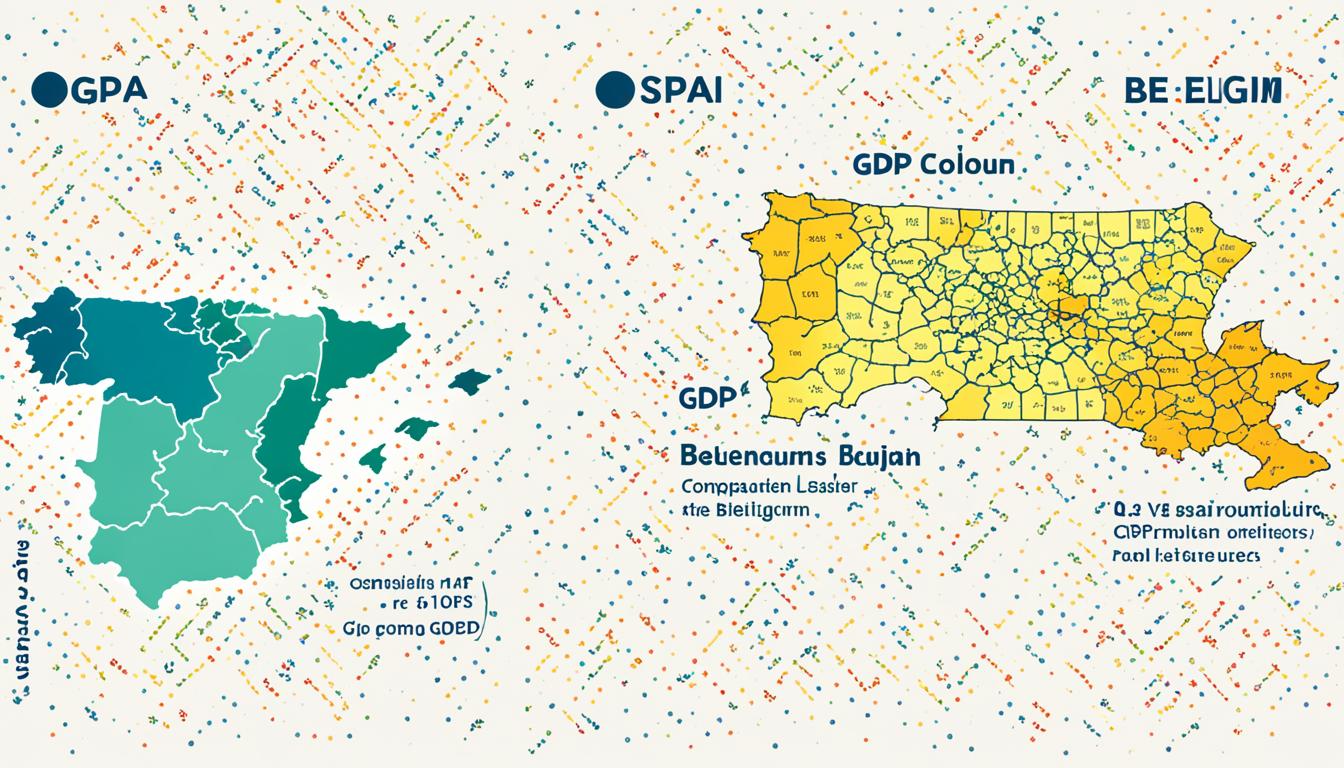 Compare Economy and quality of living between Spain, Belgium and Italy
