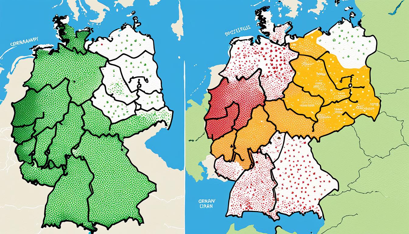 Compare geography and infrastructure between Germany and Portugal